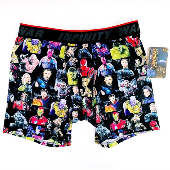 Marvel | Underwear & Socks | Marvel The Avengers Infinity War Boxer ...